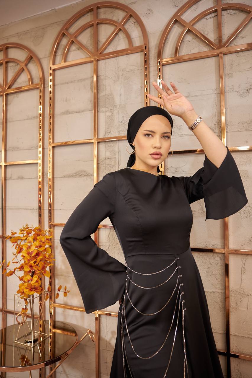 HANNI SATIN DRESS – Ghlam