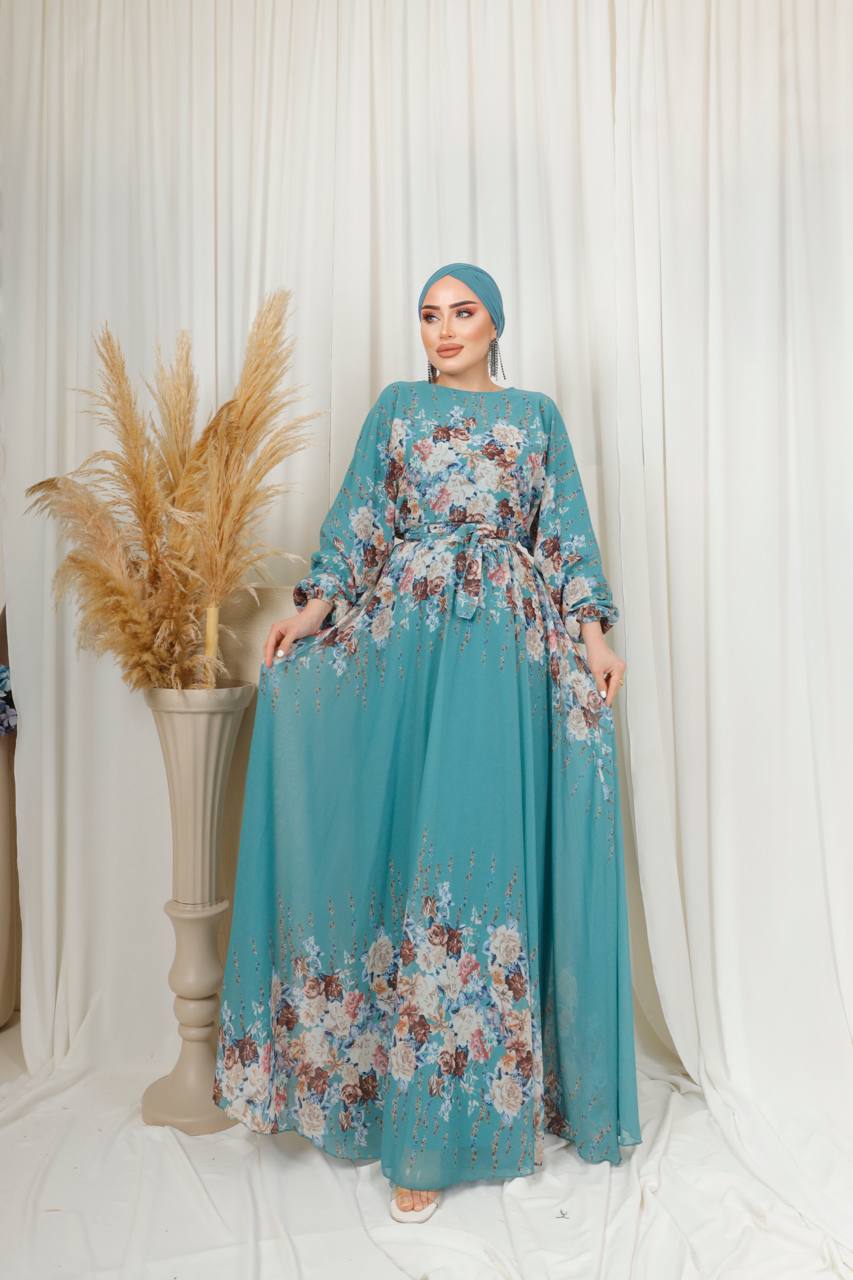 NASEERA FLORAL DRESS – Ghlam